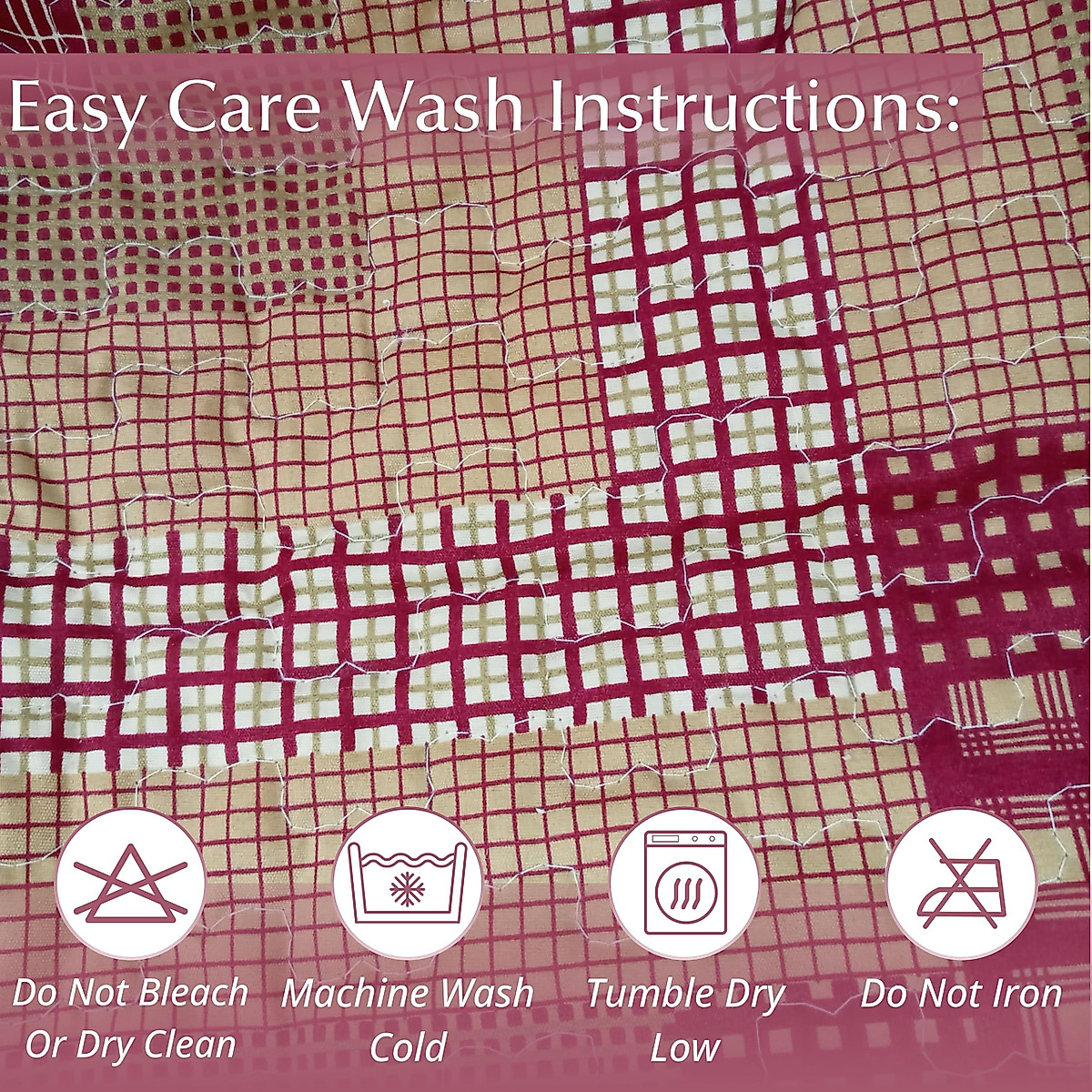 Virah Bella 2 Piece Full/Queen Lodge Quilt Bedding Set - Rustic Country Reversible Comforter Set with Decorative Pillow Shams - Montana Cabin: Red/Tan