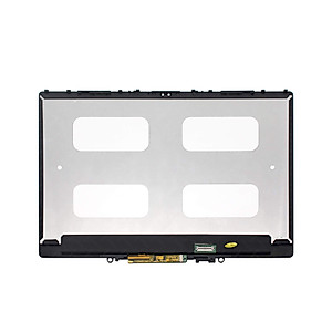 LCDOLED Replacement 13.3 inches FullHD 1920x1080 IPS LED LCD Display Touch Screen Digitizer Assembly Bezel with Controller Board for Dell Inspiron 13 7370 i7370 P83G P83G001 Touch (Not for 7373 i7373)