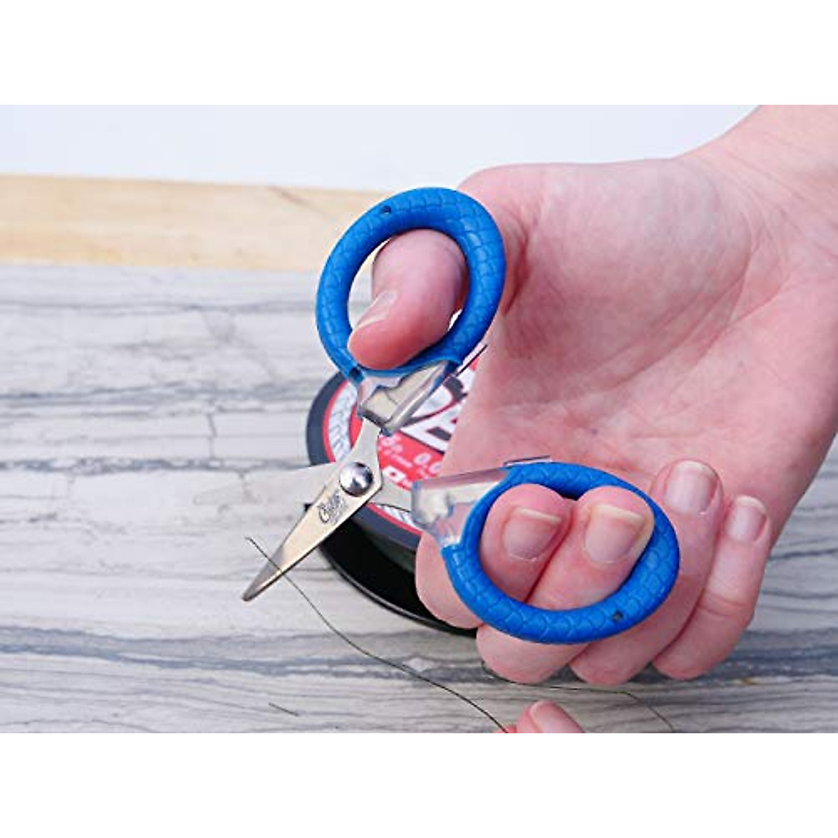 Cuda 3" Titanium Bonded Micro Scissor, Blue (18826)