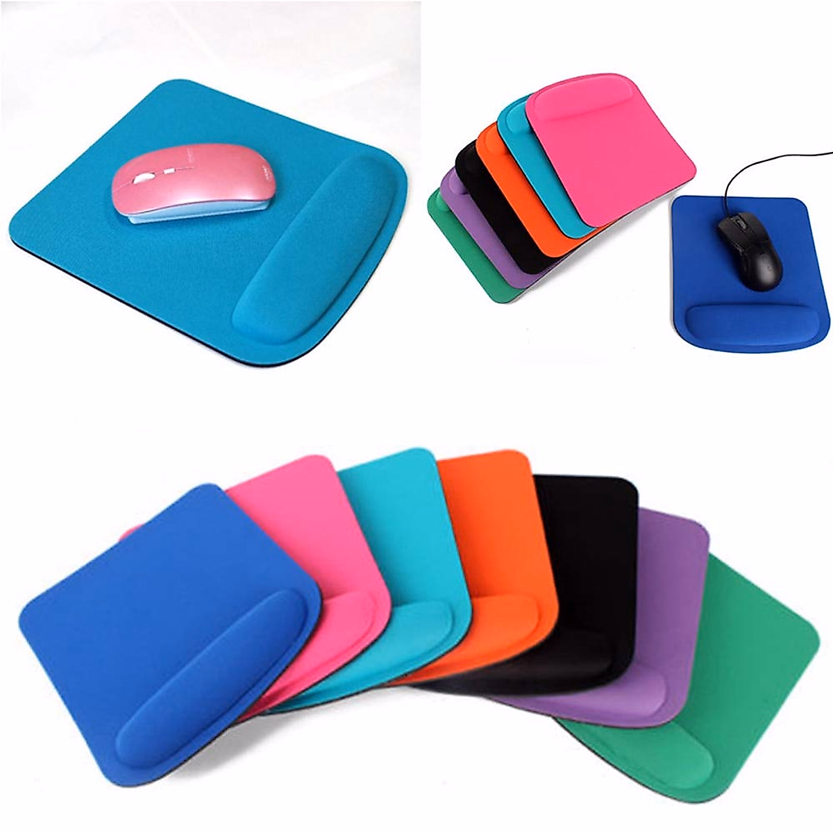 Thin Wrist Mouse Pad Optical Trackball Mousepad