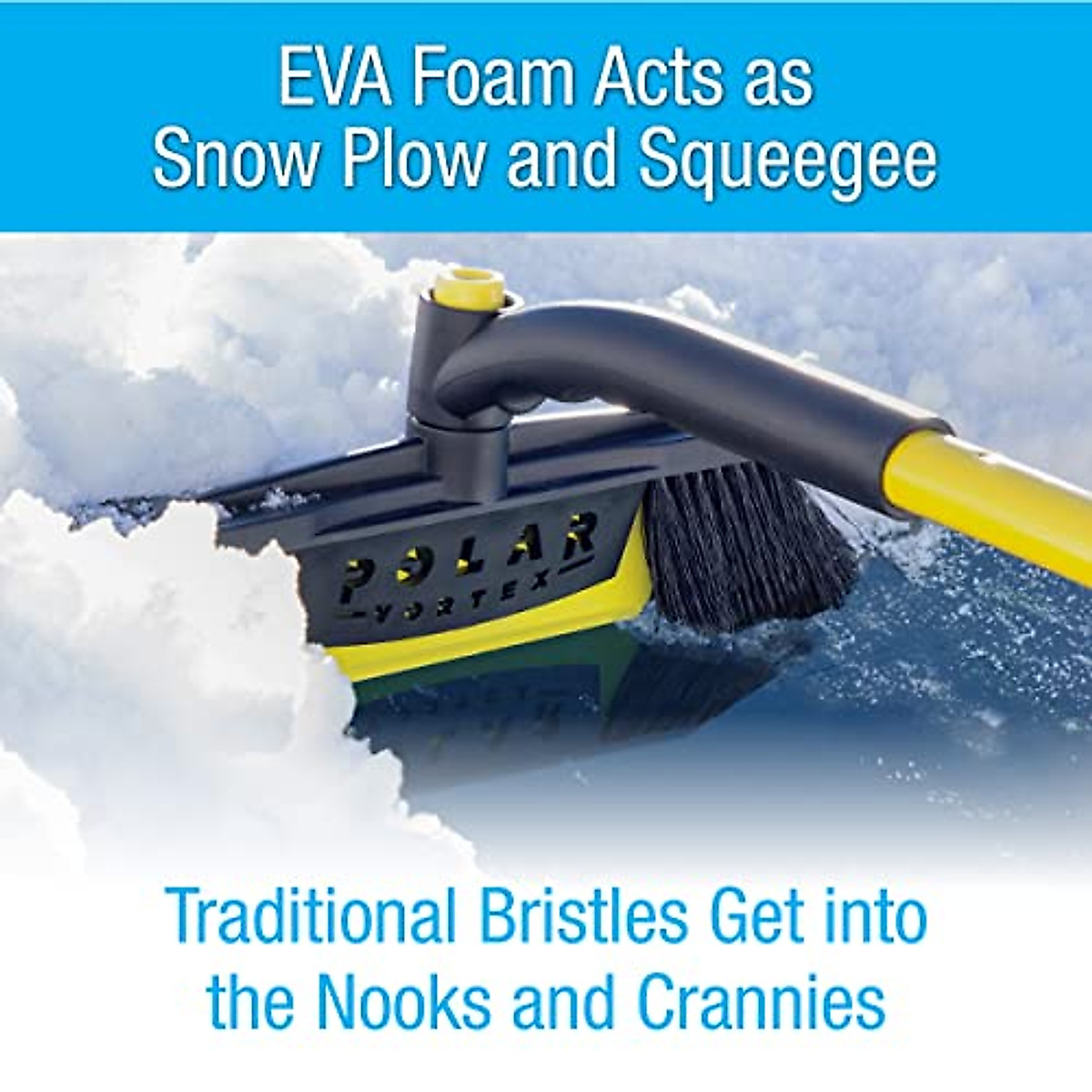 SubZero 14170 42" Ultimate Polar Vortex Crossover Snowbroom with Pivoting Head and Integrated Scraper