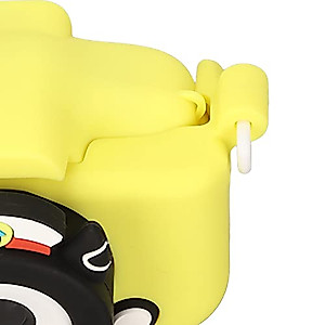 YEmirth Digital Camera for Kids, Kids Digital Camera Cute Lightweight 2in Screen Children Camera for Photo Video MP3 3‑10 Years Old Kids(Yellow-1)