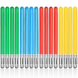 16 PCS Inflatable lightsaber - LIYDE Light Saber Sword Toys Party Bags Stocking Stuffers Favors Inflatable Swords for Star Wars Themed Party,Cosplay Party