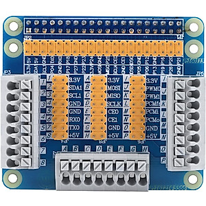 RedTagCanada For GPIO Expansion Board Raspberry Pi Shield for Arduino for Raspberry PI 4B/3B GPIO Extension Board Multi-Function with Screw Accessories for Raspberry Pi 3/2 DIY Kit w/40 pins F/F cable