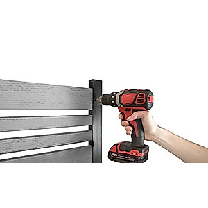 Enclo Privacy Screens EC18025 6ft H x 4ft W x 1ft L 6ft H x 4ft W x 1ft L Florence WoodTek Vinyl Outdoor Freestanding Privacy Fence Screen Panel and Planter Box Kit (1 Screen), Ash