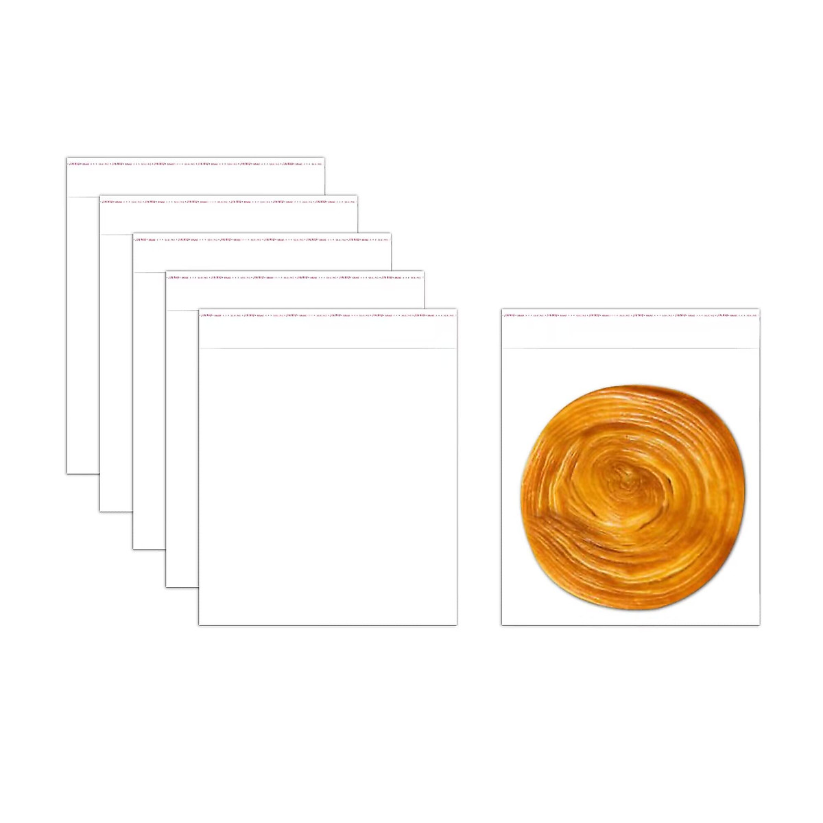 Square Clear Resealable Cello Cellophane Bags 7x7'' 200Pcs Self-Sealing OPP Bags Adhesive Seal Fresh Plastic Cello Bags for Bakery Candle Soap Cookie 10 Sizes to Choose from
