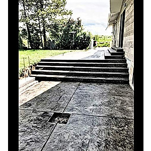 SBC CONCRETE TEXTURE ROLLER STAMPS - THE "ORIGINAL" WEATHERED FLAGSTONE TEXTURE ROLLER