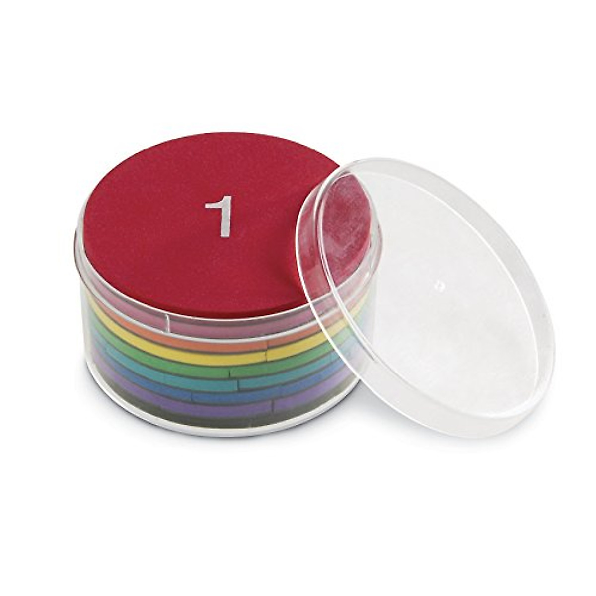 Learning Resources Soft Foam Magnetic Rainbow Fraction Circles