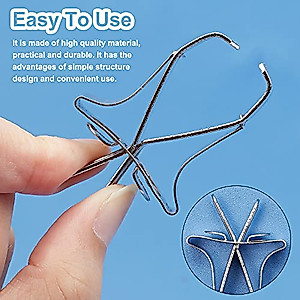 AHANDMAKER 6pcs Bird Cage Clips, Bird Clamp Feeder Bird Food Holder Cage Clips Millet Holder Parrot Fruit Vegtable Clips for Budgie Parakeet Cockatiel Conure