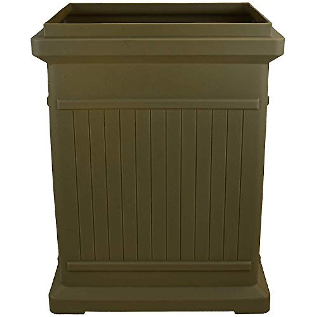 RTS Home Accents ParcelWirx Premium Vertical Storage Cabinet/Package Delivery Box with Lift Off Lid, Oak