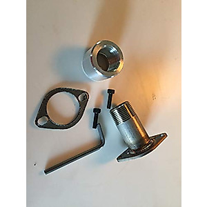 GenExhaust compatible with Honda EU6500iS/EU7000iS Generator 1-1/2" steel exhaust extension 5 foot length