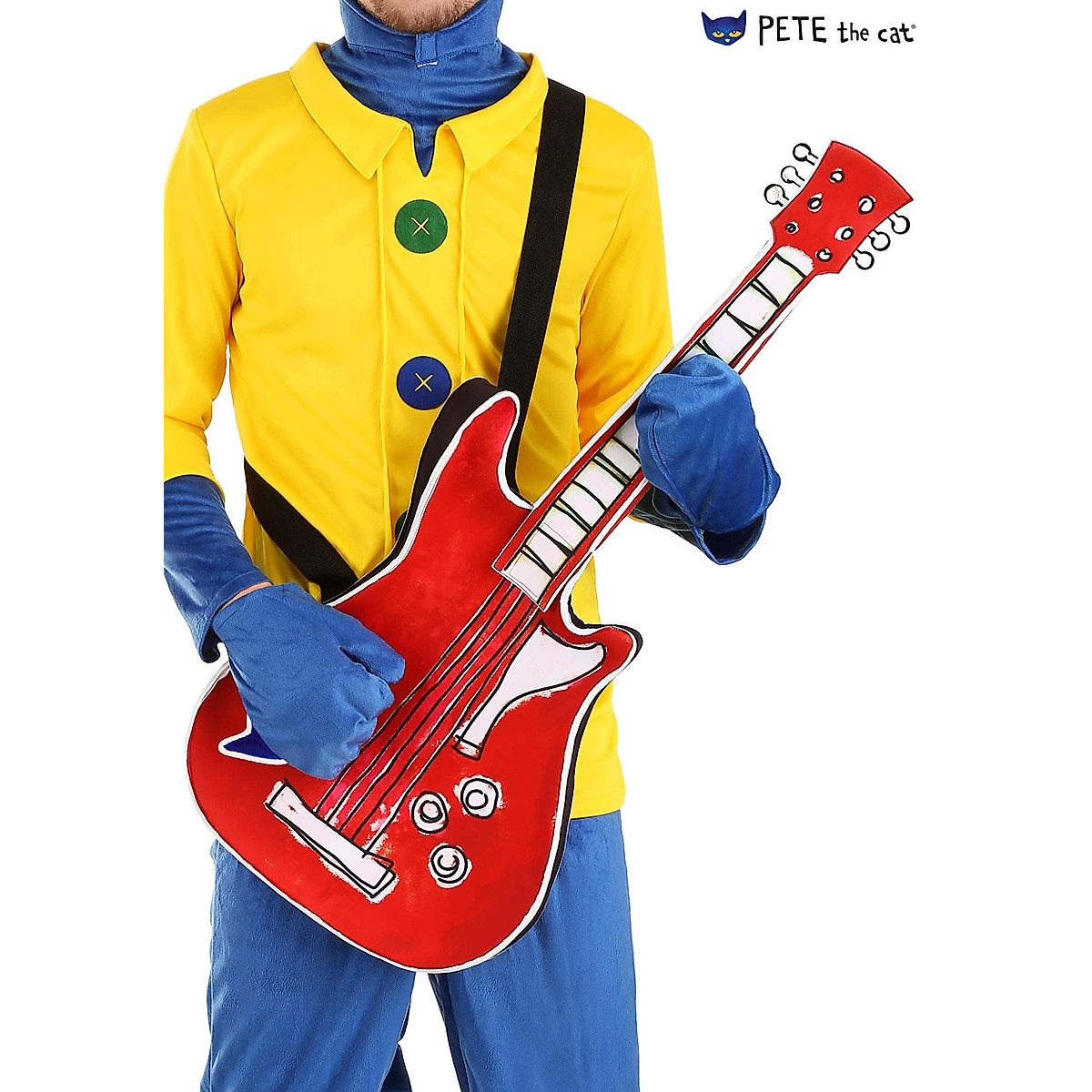 Fun Costumes Accessory Pete The Cat Guitar Standard Red