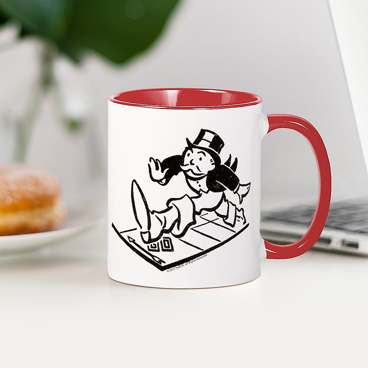 CafePress Monopoly Rich Uncle Pennybags Ru Ceramic Coffee Mug, Tea Cup 11 oz