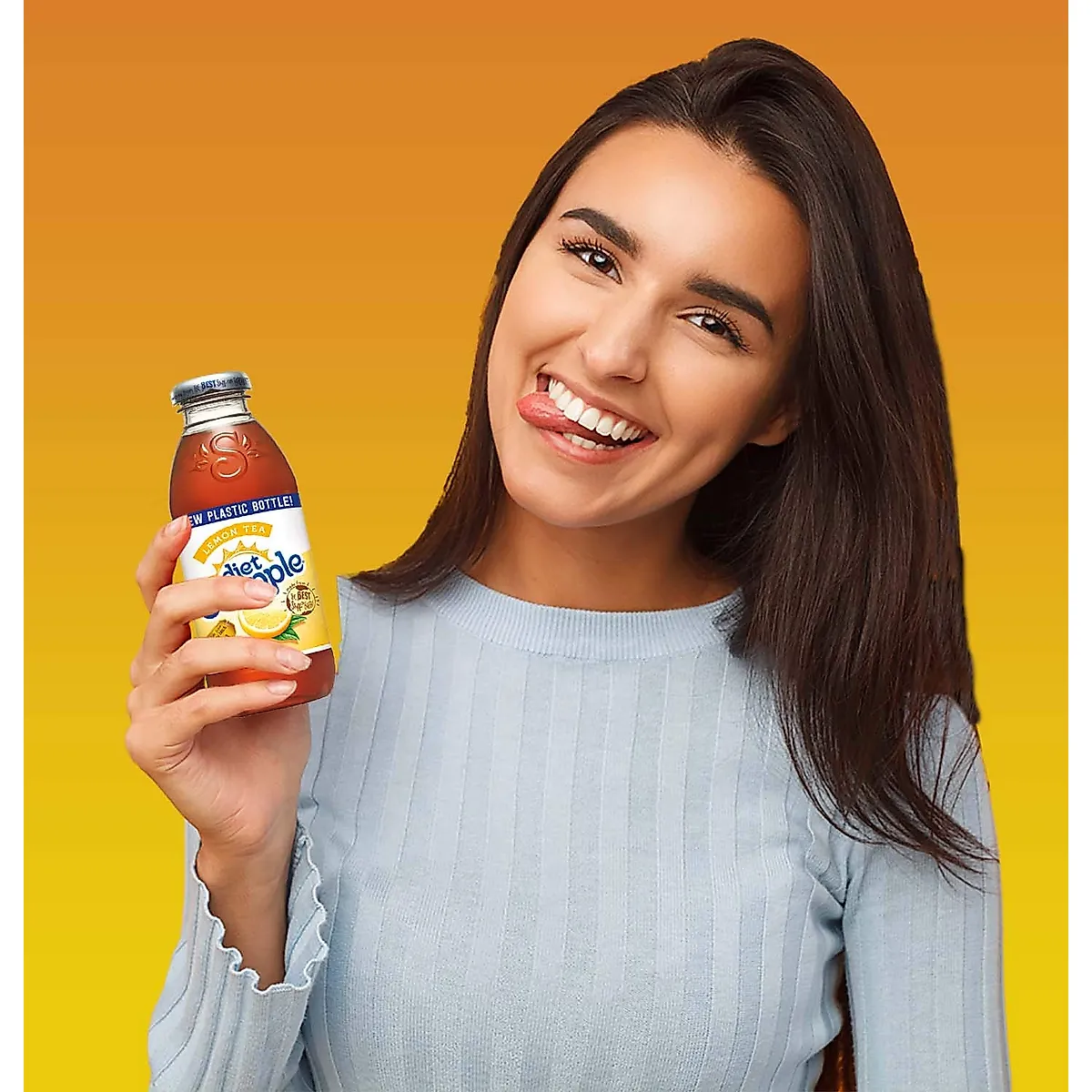Diet Snapple - Diet Lemon Tea - 16 oz (9 Plastic Bottles)
