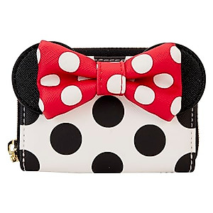 LOUNGEFLY Disney Minnie Rocks The DOTS Accordion Wallet