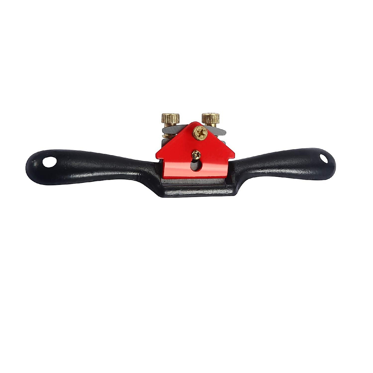 Anndason Adjustable SpokeShave with Flat Base and Metal Blade Wood Working Wood Craft Hand Tool with 4 PCS Planer Blade