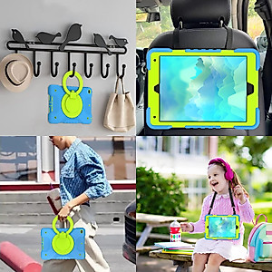 iPad 9th/8th/7th Generation Case for iPad 10.2 Inch Case with Pencil Holder,iPad Case Compatible with iPad 10.2 Inch 2021/2020/2019 Shock Resistant Rugged Case iPad Kids Case with 360° Swivel Stand