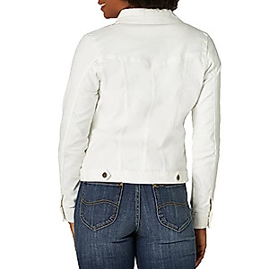 Riders by Lee Indigo Women's Iconic Denim Jacket, White, Large