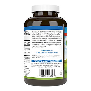 Carlson Chelated Magnesium 200mg, 180 Tablets