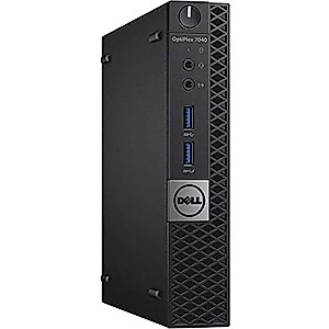 DELL OPTIPLEX 7040 6th Gen Micro Business Desktop Computer, Intel Quad Core i5 6400T up to 2.8GHz, 16G DDR4, 512G SSD, WiFi,HDMI, DP, Win 10 64-Bit Supports EN/ES/FR(CI5)(Renewed)