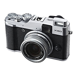 Fujifilm X20 12 MP Digital Camera with 2.8-Inch LCD (Silver)
