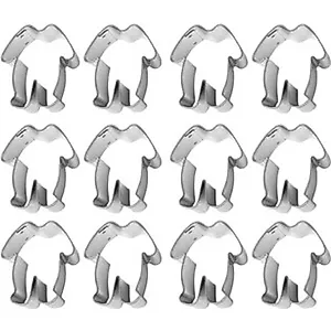 1 Dozen 12 Mini Pajamas Footie Baby One Piece Cookie Cutter 2'' Metal | Baby Reveal Shower | Birthday Party - ABANGDA STORE