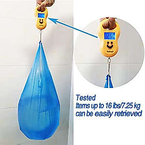 4 Gallon Trash Bag,100 Counts Thicken Value Small Trash Bags,Small Colorful Garbage Bags with Handle for Home Office Kitchen Bathroom Trash Can