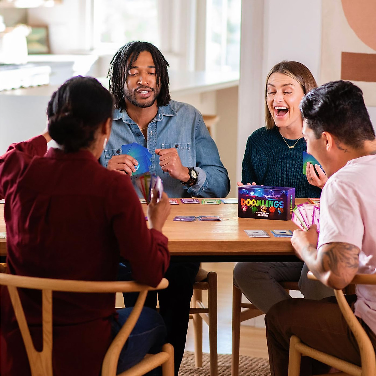 Doomlings Classic Card Game (Lightning Edition) Fun Family Card Game for Adults Teens & Kids for Game Night & Travel Game | 2-6 Players, Ages 10+