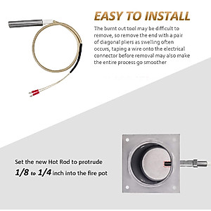 ZHOUWHJJ Replacement Igniter for 110V Green Mountain Daniel Boone and Jim Bowie Pellet Grill