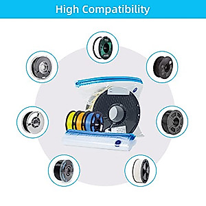 Domsanistor 3D Printing Filament Storage Bag Vacuum Kit, Filament Vacuum Bags 10Pcs with Hand Pump/Clips, Filament Bags Storage Spool Sealing for Keeping Filament Dry