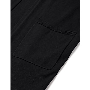 Amazon Essentials Women's Lightweight Longer Length Cardigan Sweater (Available in Plus Size), Black, 3X