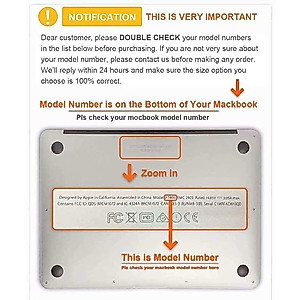 Create Persoanlize Case for MacBook Air 13 Inch A2337 M1/M2 Retina A2179/A1932 (2020 2019 2018) Customize Photos Pictures Collage Clear Hard Shell/Black Edge Cover 13" with Touch ID