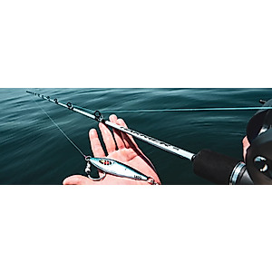 Daiwa HSP66MHB Harrier Slow Pitch Jigging Series, Sections= 1, Line Wt.= 40Lb Braid, Lure Weight= Up to 300G