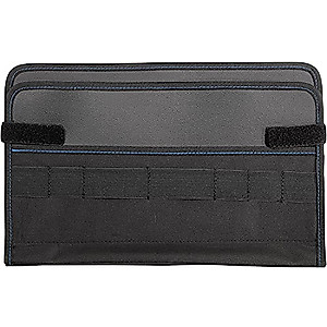 B&W International GO Portable Wheeled Rolling Tool Case Box with Pocket Boards, Black