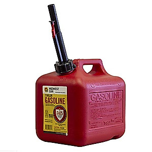 Quick-Flow Spout Midwest Can 2310 Auto Shut Off Gasoline Can - 2 Gallon