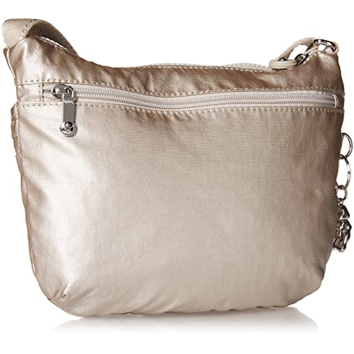 Kipling womens WomenÂ’s Arto Small Bag, Lightweight Everyday Purse, Casual Nylon Shoulder Crossbody Bag, Metallic Glow, 9.75 L x 8.25 H 1.25 D US