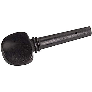 Jiayouy 15Pcs 4/4-3/4 Size Violin Fiddle Accessories Kit with 4 Tuning Pegs Tailpiece Tail Gut 4 Fine Tuners Endpin Sound Post Bridge Chin Rest Replacement Parts Ebony Wooden