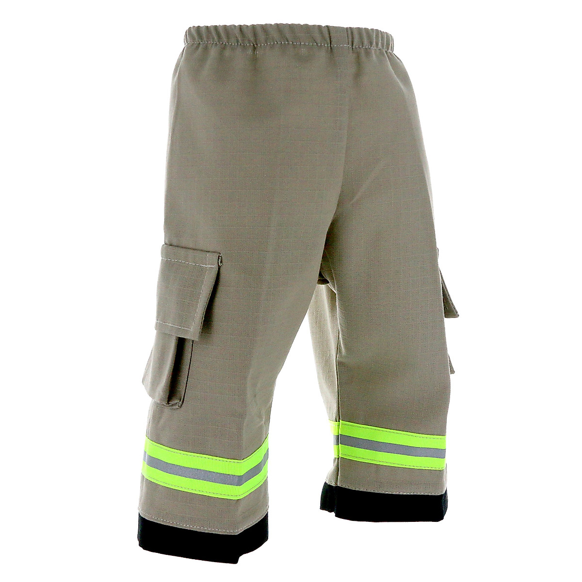 Fully Involved Stitching Firefighter Tan/Yellow Baby Turnout Pants (18 Months)