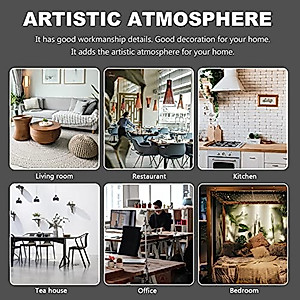 DOITOOL Straw Rattan Storage Basket With Lid Square Wicker Storage Bins Tea Storage Box With Cover Organizer Home Decoration (Large)