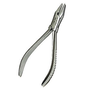 Premium German Stainless Orthodontic Aderer Plier 3 Prong Dental Wire Bending Plier Priple Beak Lab