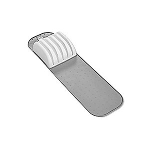 madesmart Small In-Drawer Knife Mat - White | CLASSIC COLLECTION | Holds up to 5 Knives | Safe | Open Design to fit Any Size Knife | Soft-grip Slots and Non-slip Mat | BPA Free