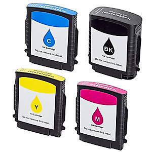 LKB Remanufactured HP88 Printhead C9381A C9382A and 1 Set HP88XL Ink Cartridge with chip Never Used Replacement for HP Officejet (1 Set Printhead and Ink Cartridge)-USA
