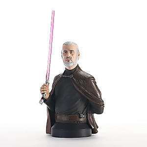 Diamond Select Toys Star Wars: Revenge of The Sith: Count Dooku 1:6 Scale Bust, Multicolor
