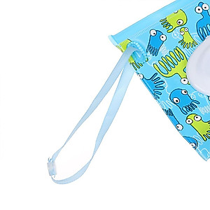 Wet Wipe Bag, Clamshell Wipe Holder, Cute Wet Wipes Bag, Travel Wet Wipes Box, Portable Wipes Container, Eco-Friendly Wipes Case(8)