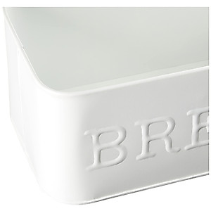 Mud Pie Circa Bread Box white, 5 1/4" x 12"