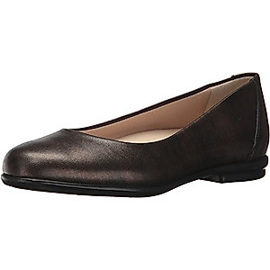 SAS Women's Scenic Ballet Flat Bronze Leather 8 M