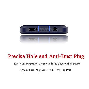 Tiflook for Samsung Galaxy A10e Case, Heavy Duty Shockproof Drop Protection Armor Rugged Hard Plastic + Shock Absorption Silicone Rubber Dual Layer Hybrid Cover Case for Samsung Galaxy A10e, Navy Blue