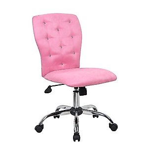 Boss Office Products Tiffany Modern Office Chair in Pink