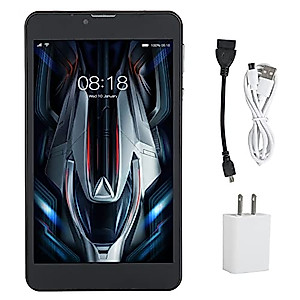 Garsentx 7inch Kids Tablet, WiFi Dual Band Calling Tablet, for Android 10, 2GB RAM 32GB Memory, 5G, IPS HD Display, 4500 mAh Battery, Tablet for Portable Entertainment (Black)