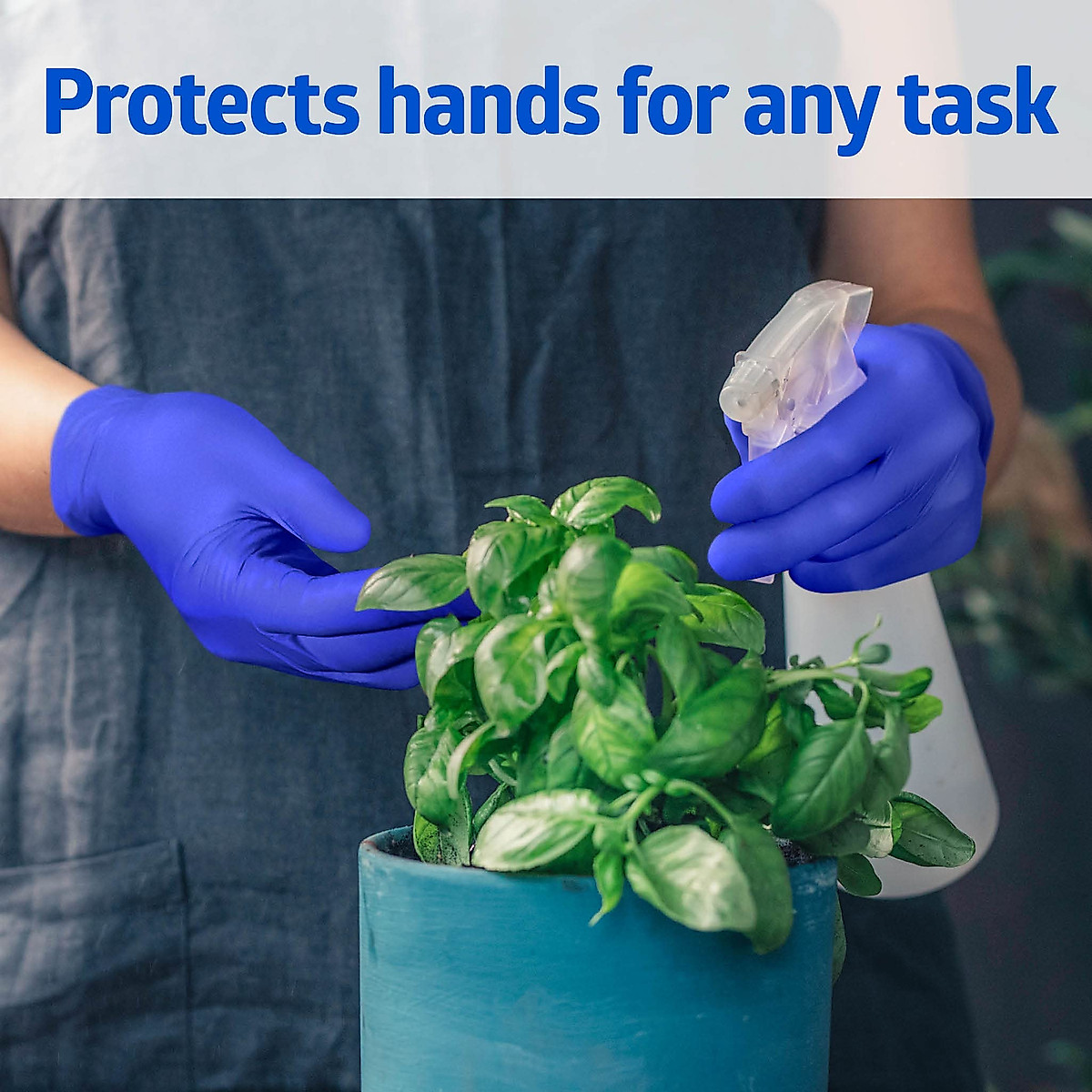 Medline FitGuard Touch Nitrile Exam Gloves, 100 Count, X-Small, Powder Free, Disposable, Not Made with Natural Rubber Latex, Excellent Sense of Touch for Medical Tasks, Durable for Household Chores